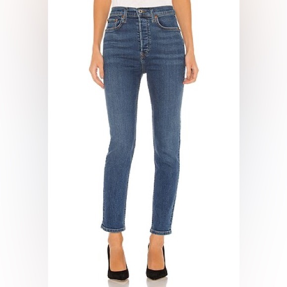 Re/Done | Jeans | Nwt Redone Ultra High Rise Crop Tapered Leg Medium ...